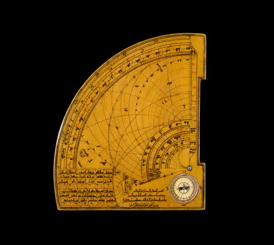 Astrolabic quadrant - The British Museum: Islamic Gallery